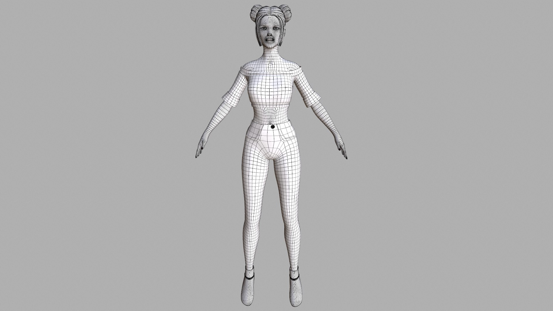 3D Maya Modular Girl 12 - TurboSquid 1933902