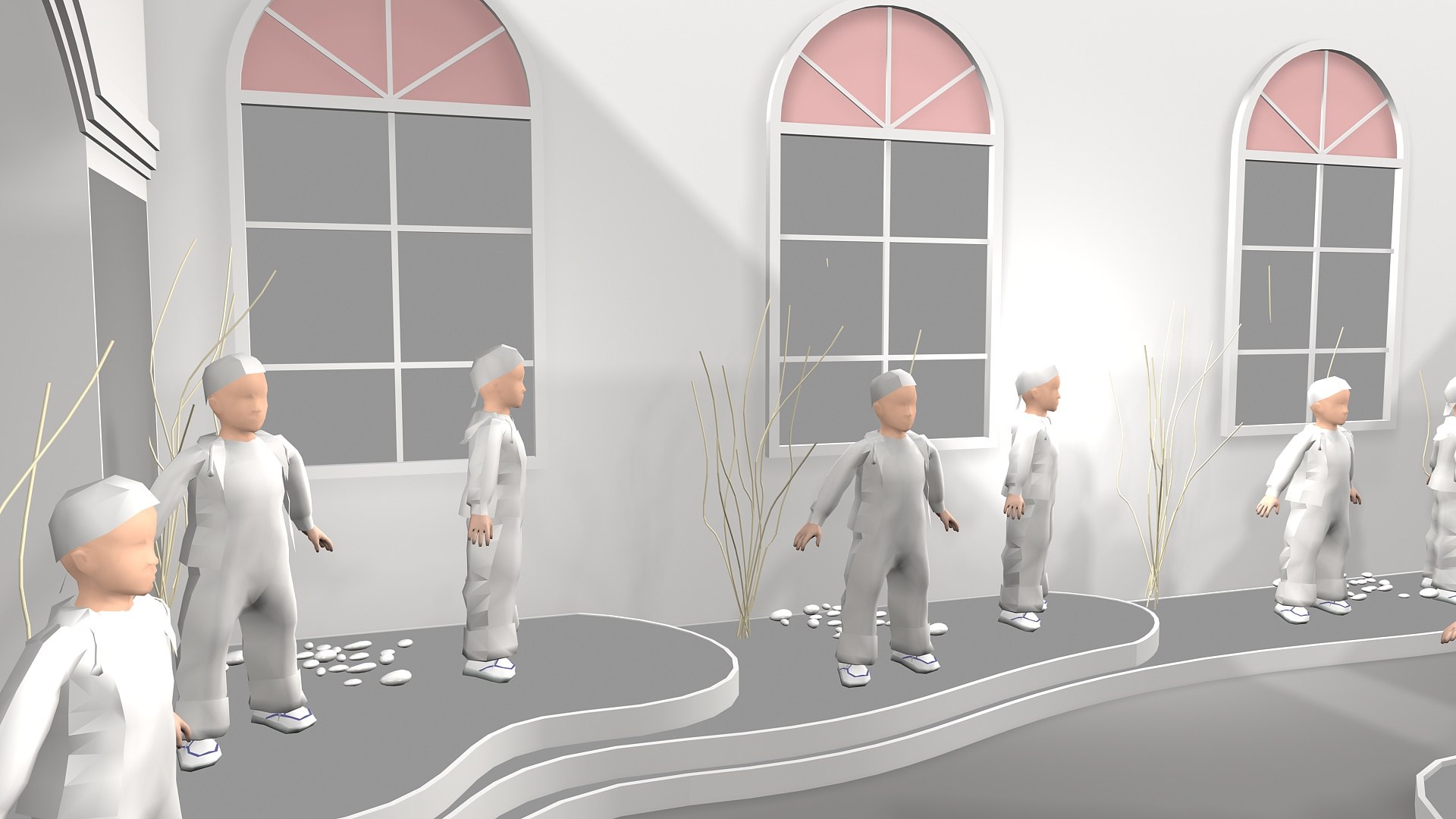 One Side Open Stand 3D Model - TurboSquid 1991465