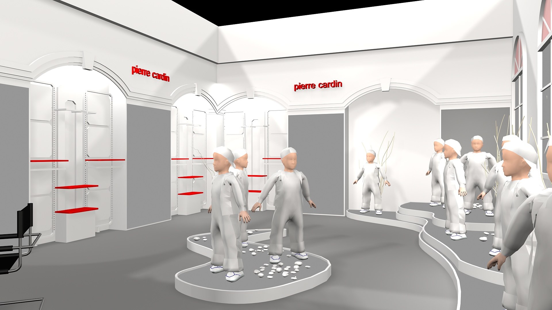 One Side Open Stand 3D Model - TurboSquid 1991465