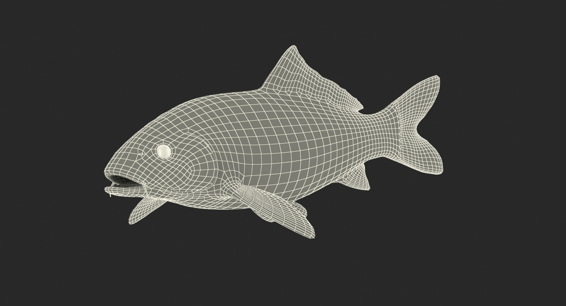 Yellow Koi Ogon Fish 3D Model - TurboSquid 1157394