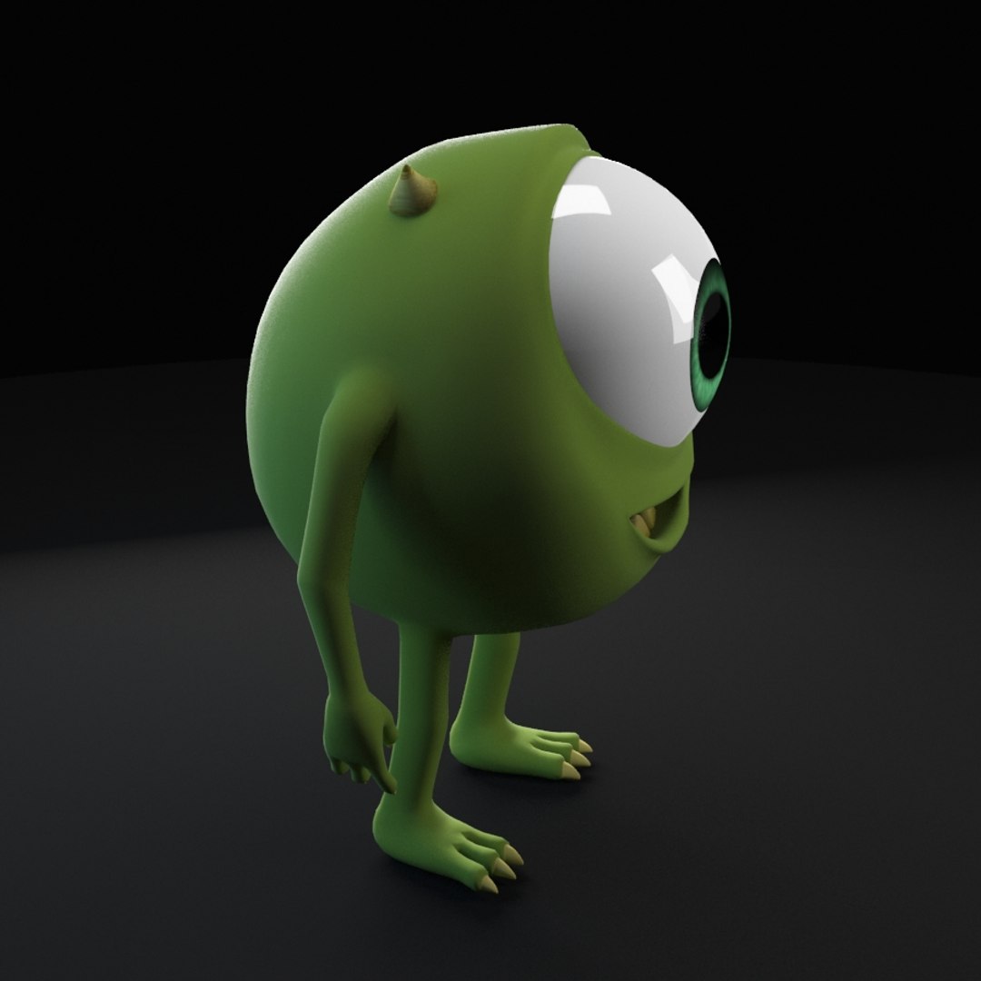 Mike Wazowski 3D Model - TurboSquid 1232807