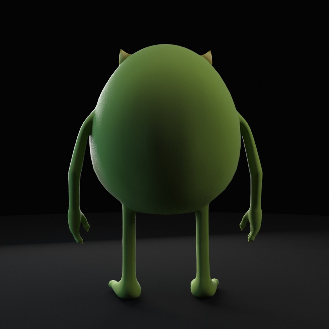 Mike Wazowski 3D Model - TurboSquid 1232807