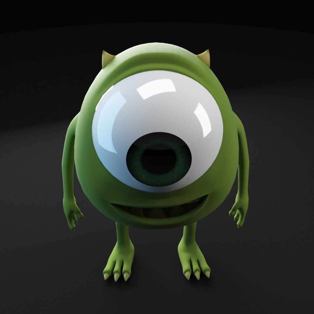 Mike Wazowski 3D Model - TurboSquid 1232807