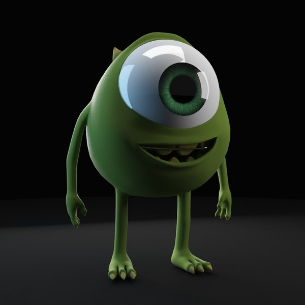 modelo 3d Mike Wazowski - TurboSquid 1232807