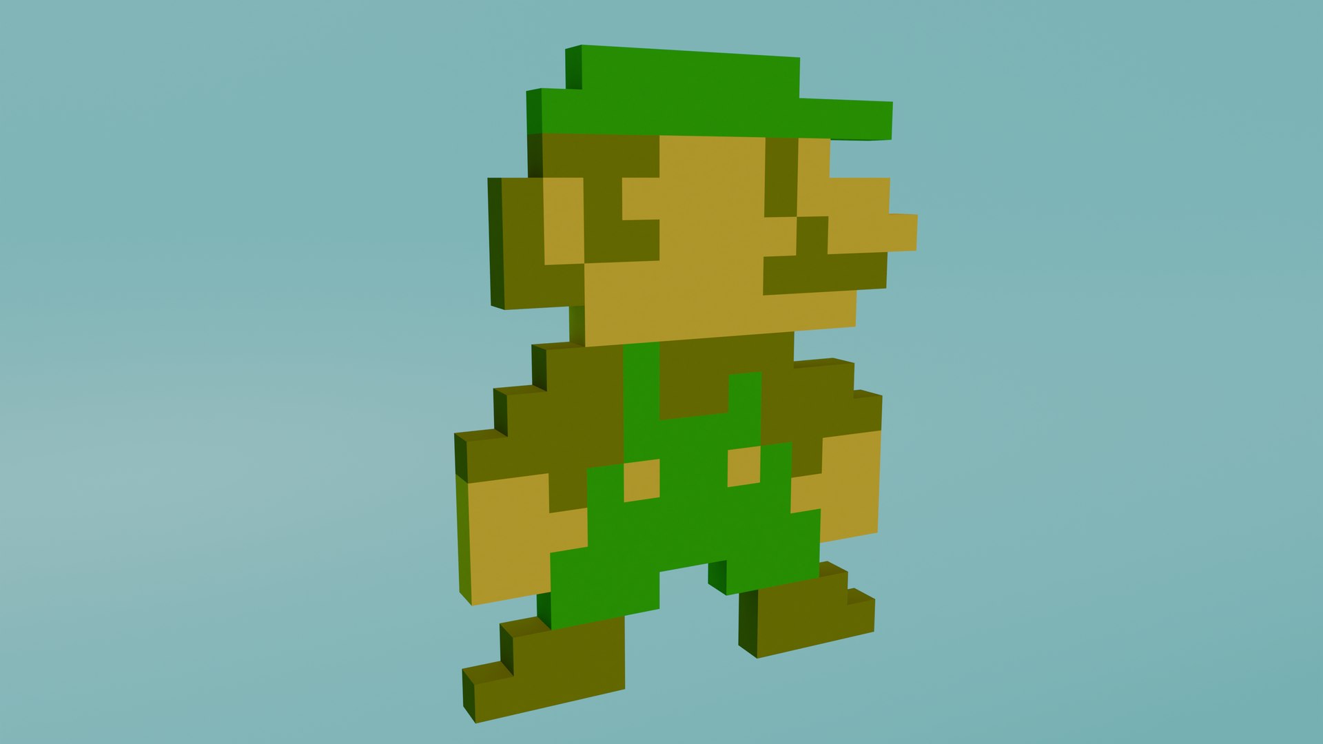 3D Nintendo Collection 8-Bit Super Mario Bros - TurboSquid 2040934