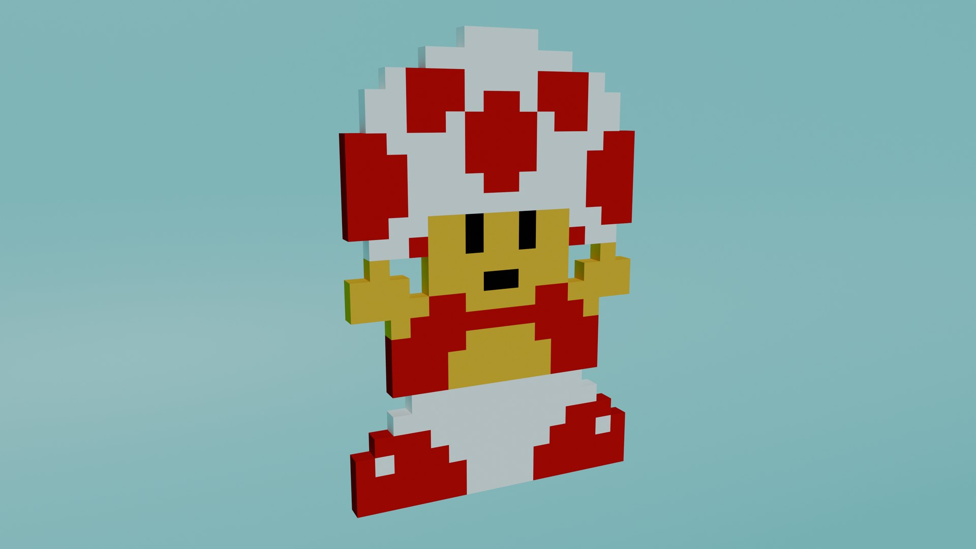 3D Nintendo Collection 8-Bit Super Mario Bros - TurboSquid 2040934