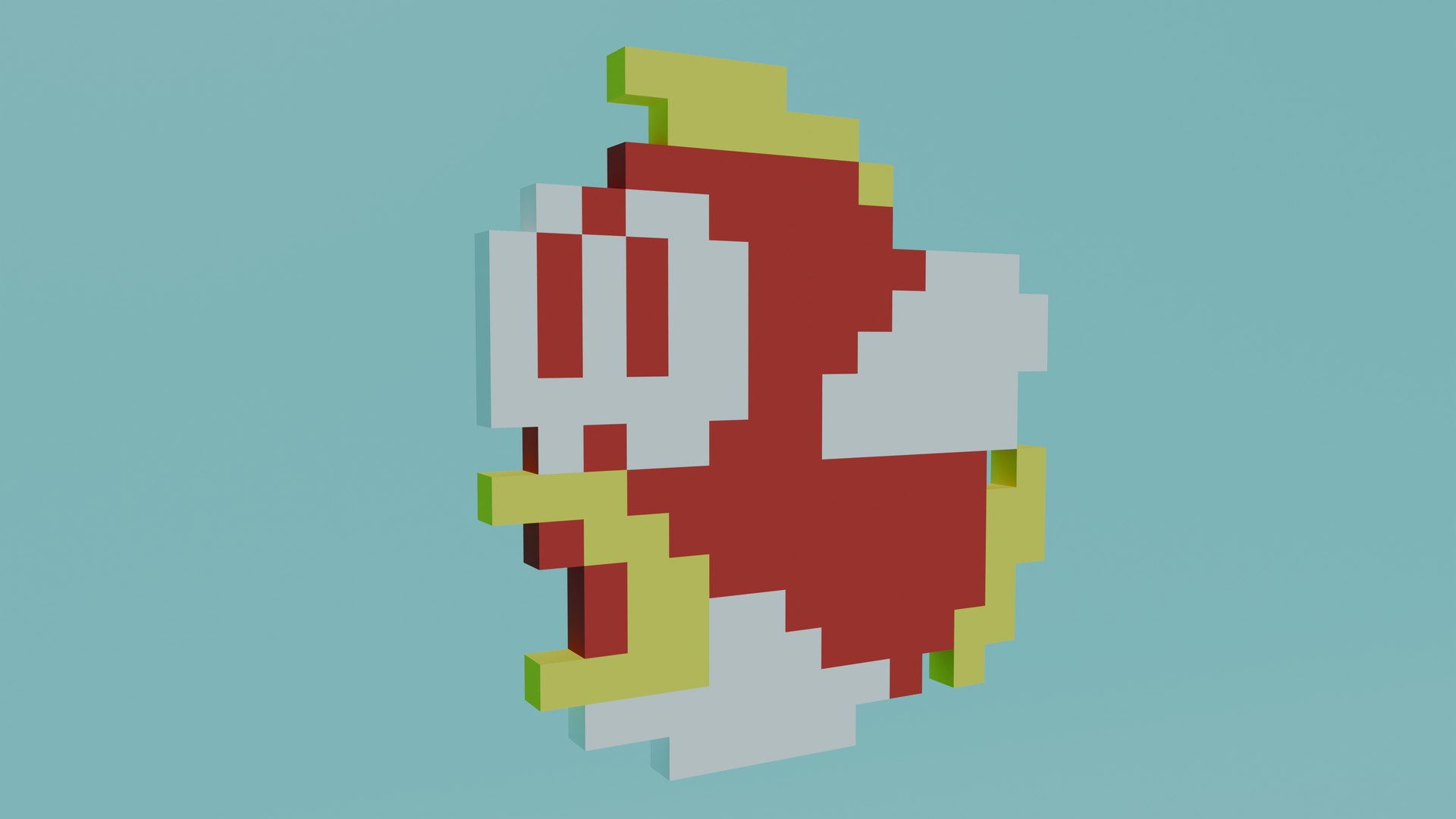 3D Nintendo Collection 8-Bit Super Mario Bros - TurboSquid 2040934