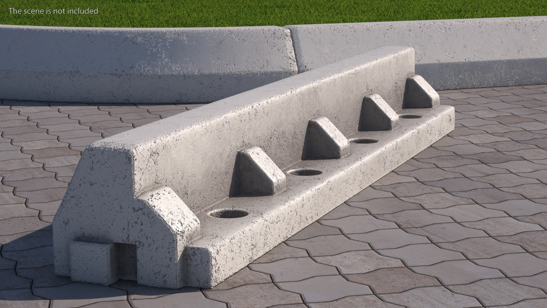 Concrete Curbs Collection 3D Model - TurboSquid 2033972