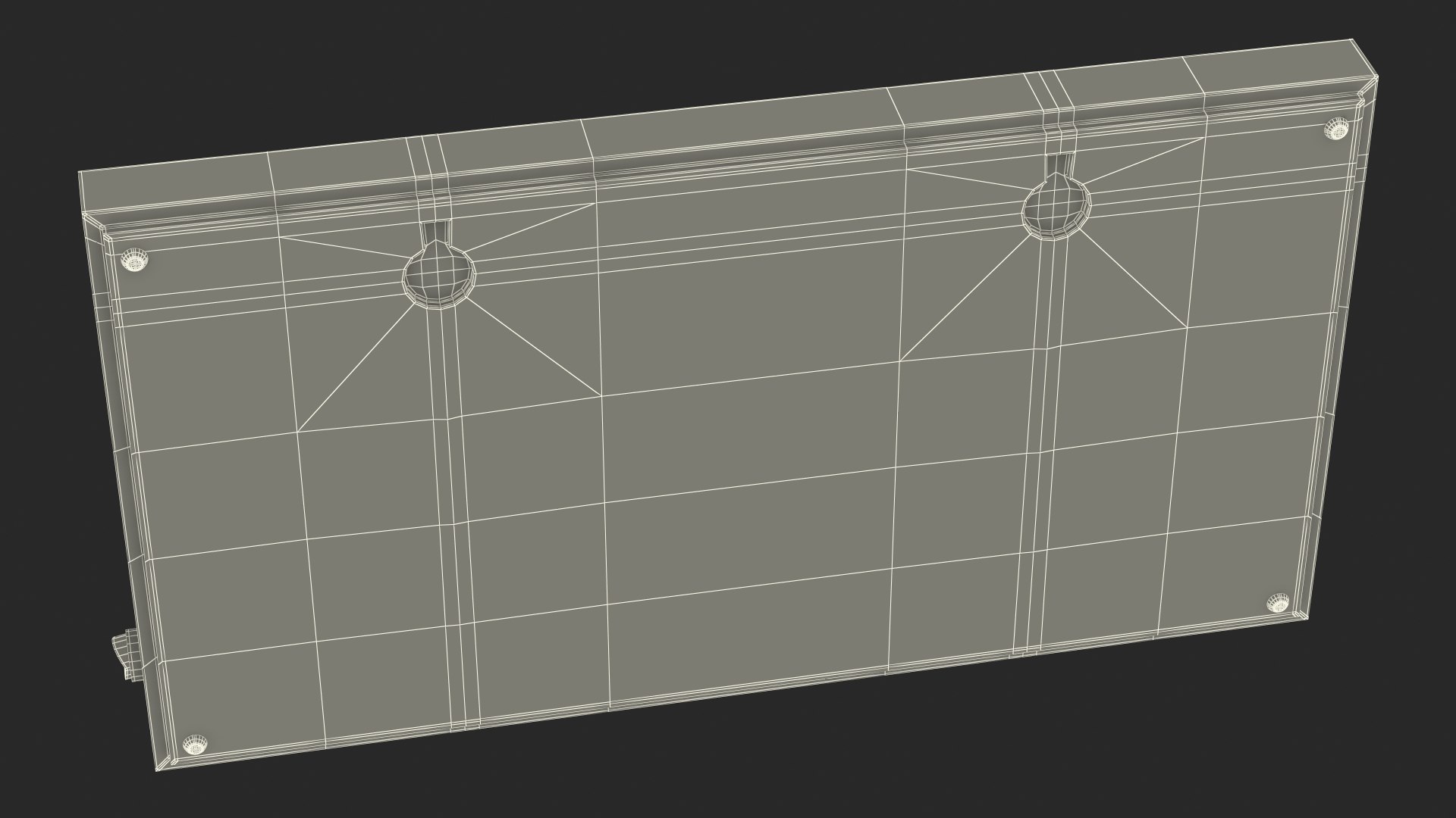 Blue LED Light Exit Sign OFF 3D Model - TurboSquid 2106246