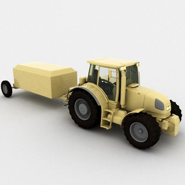 3D model tractor trailer - TurboSquid 1557388