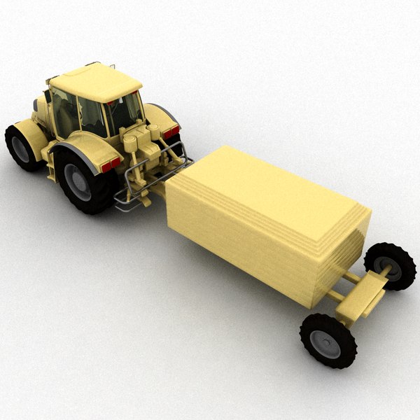 3D model tractor trailer - TurboSquid 1557388
