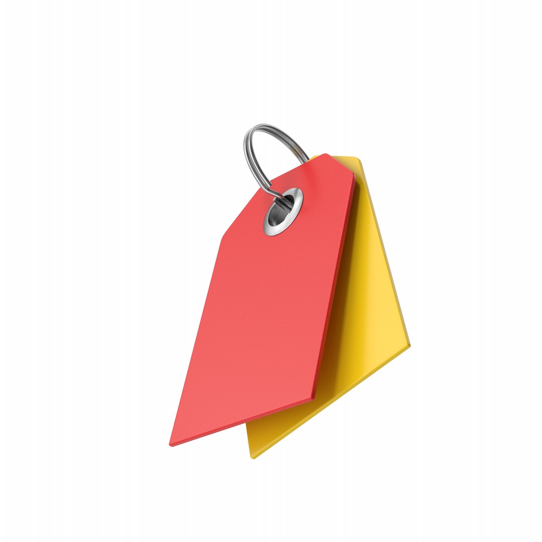 3D Colorful Label Tags - TurboSquid 1935989