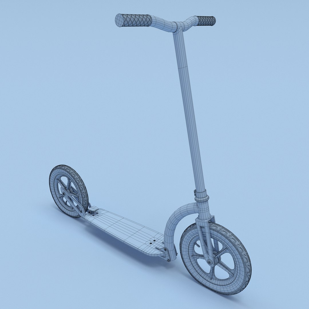 3d Scooter Model