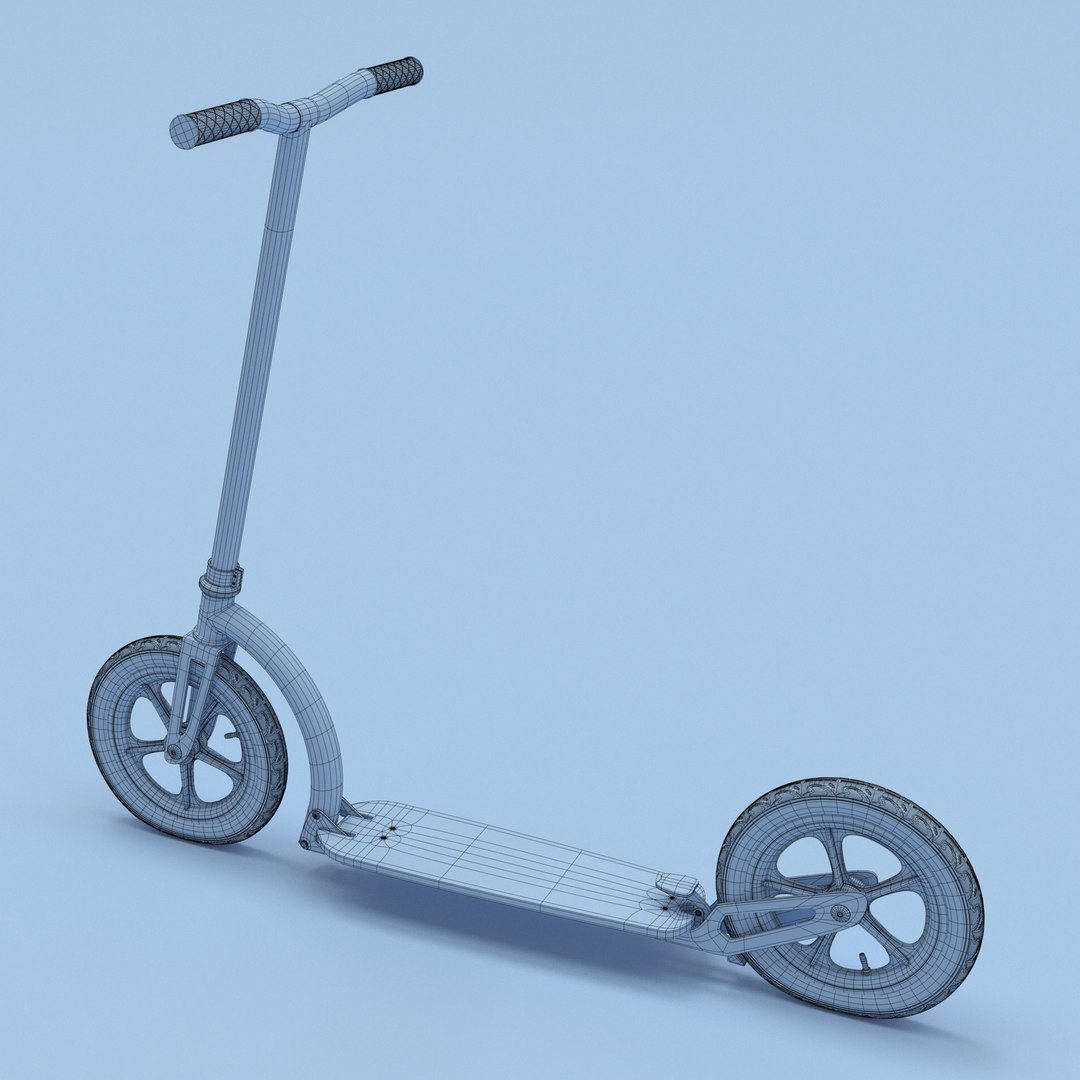 3d Scooter Model