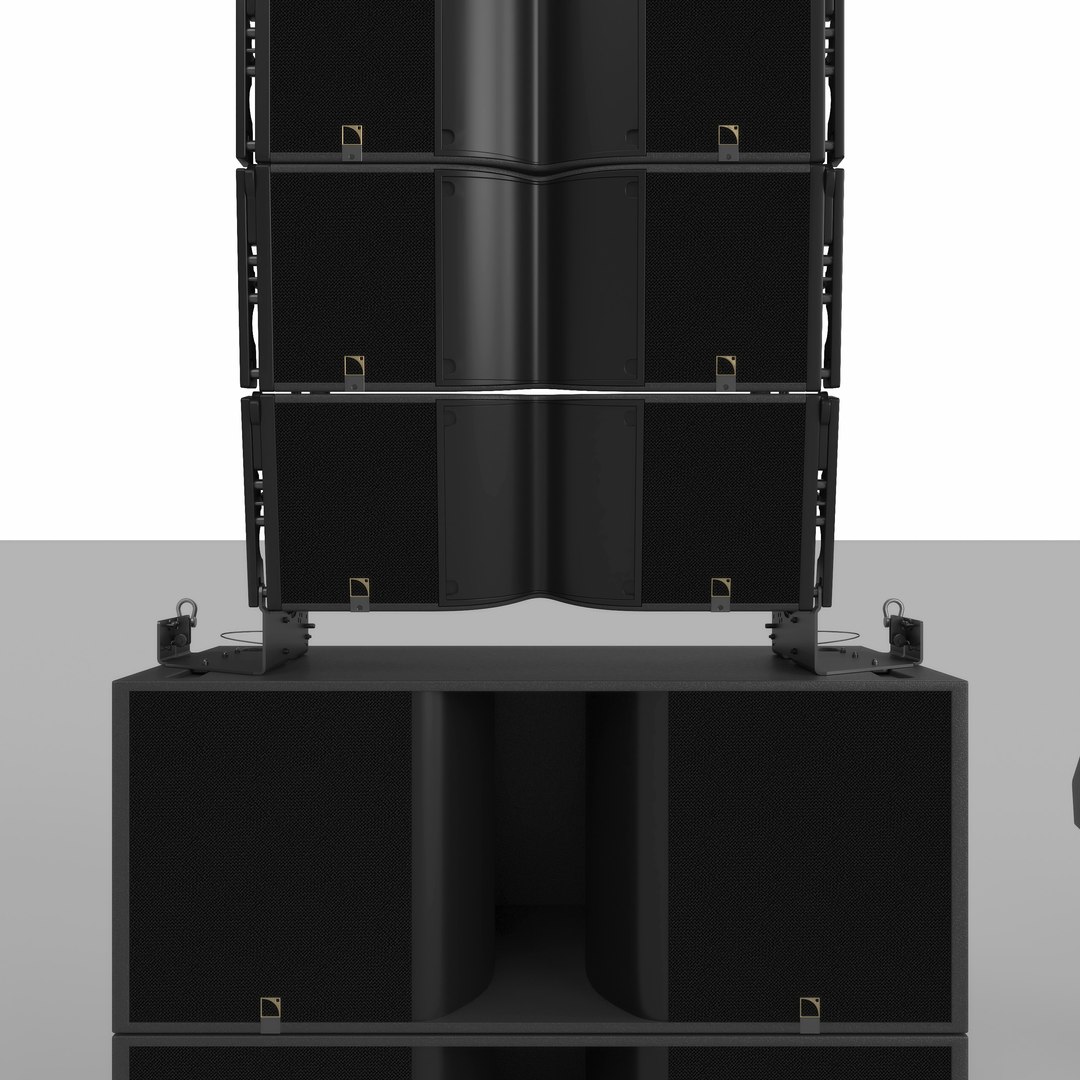 3D Line Array LAcousticsK3 - TurboSquid 1863385