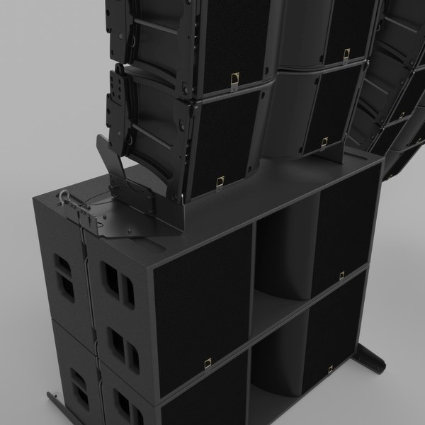 modelo 3d Line Array LAcousticsK3 - TurboSquid 1863385