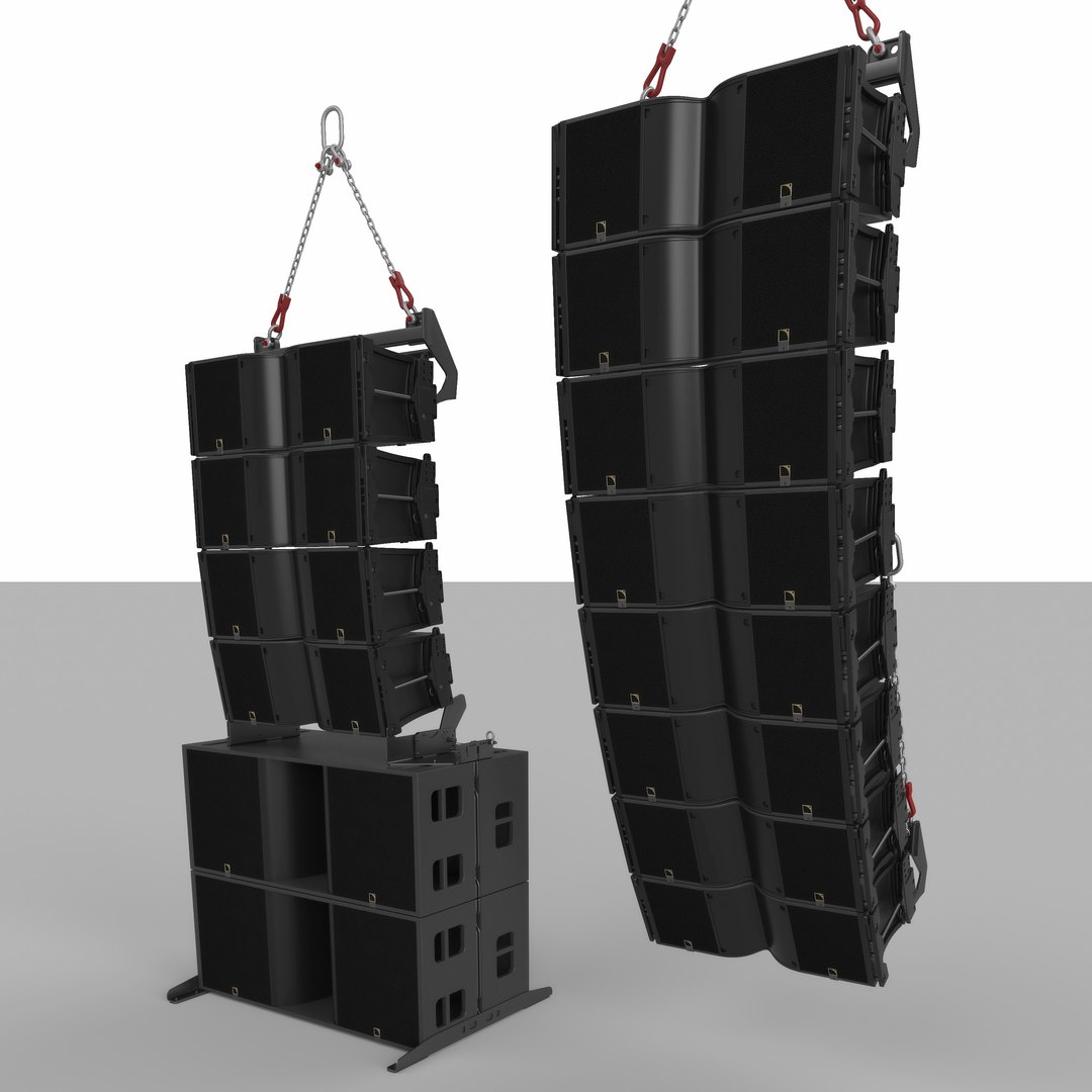 3D Line Array LAcousticsK3 - TurboSquid 1863385
