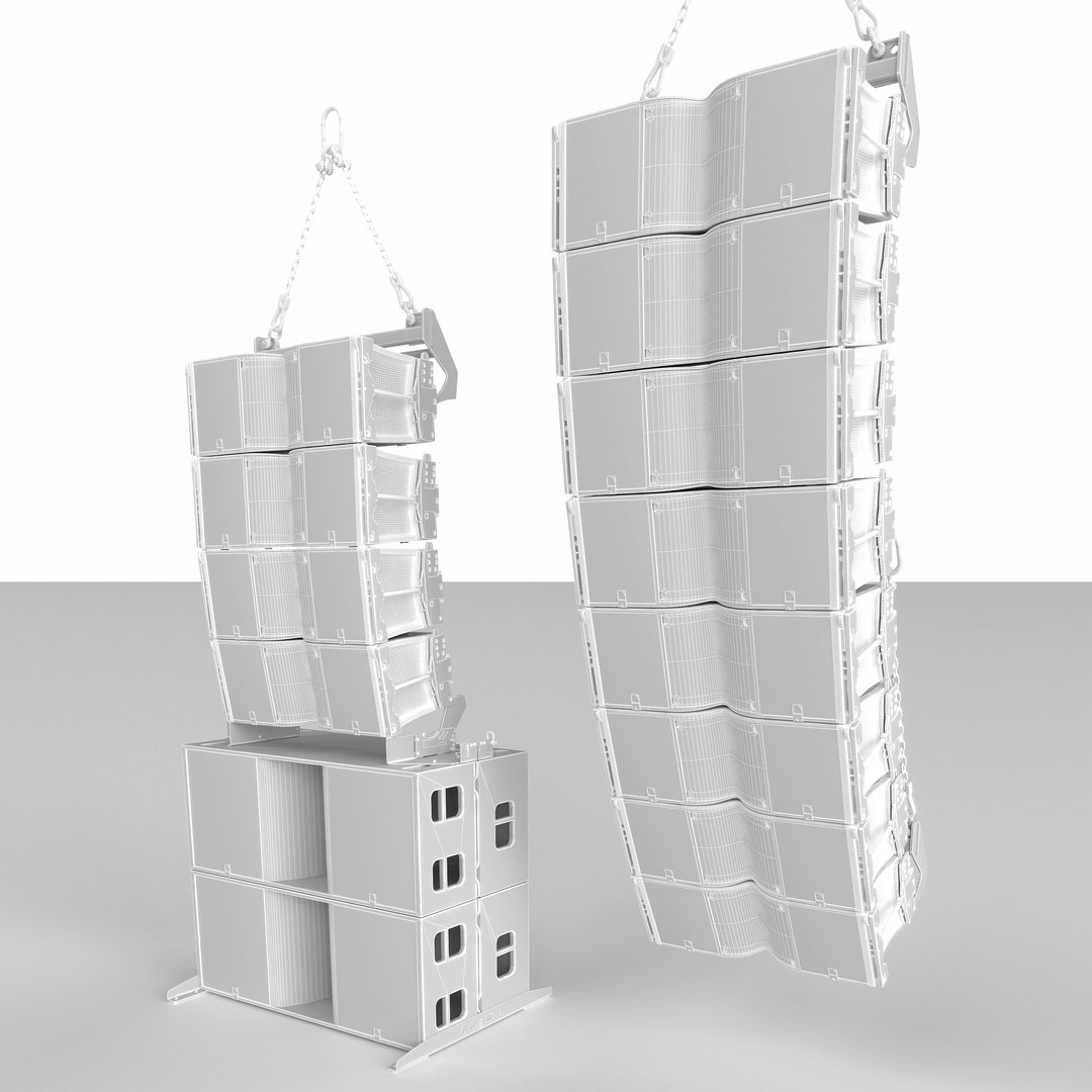 3D Line Array LAcousticsK3 - TurboSquid 1863385