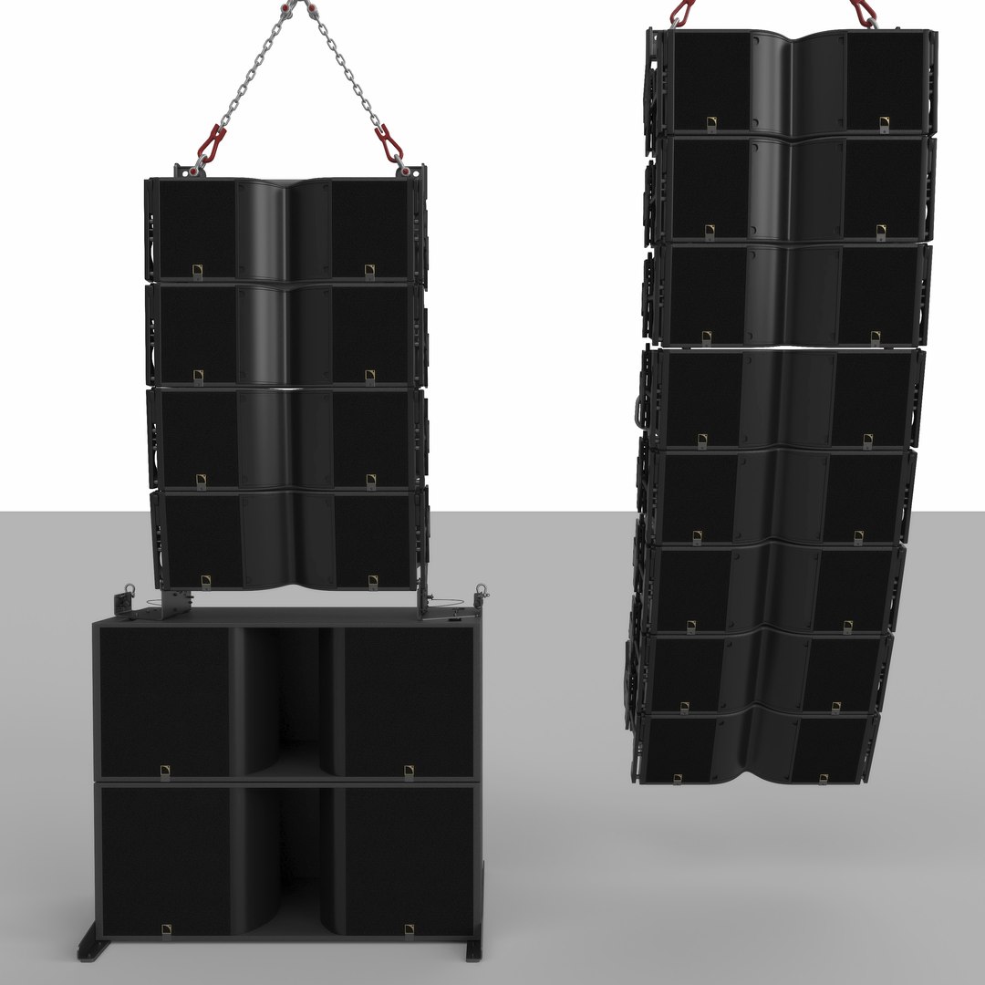 3D Line Array LAcousticsK3 - TurboSquid 1863385