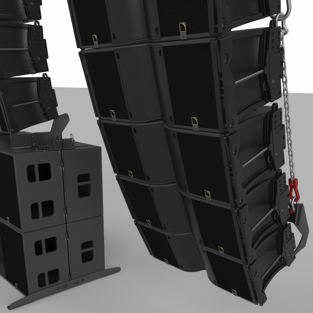 3D Line Array LAcousticsK3 - TurboSquid 1863385