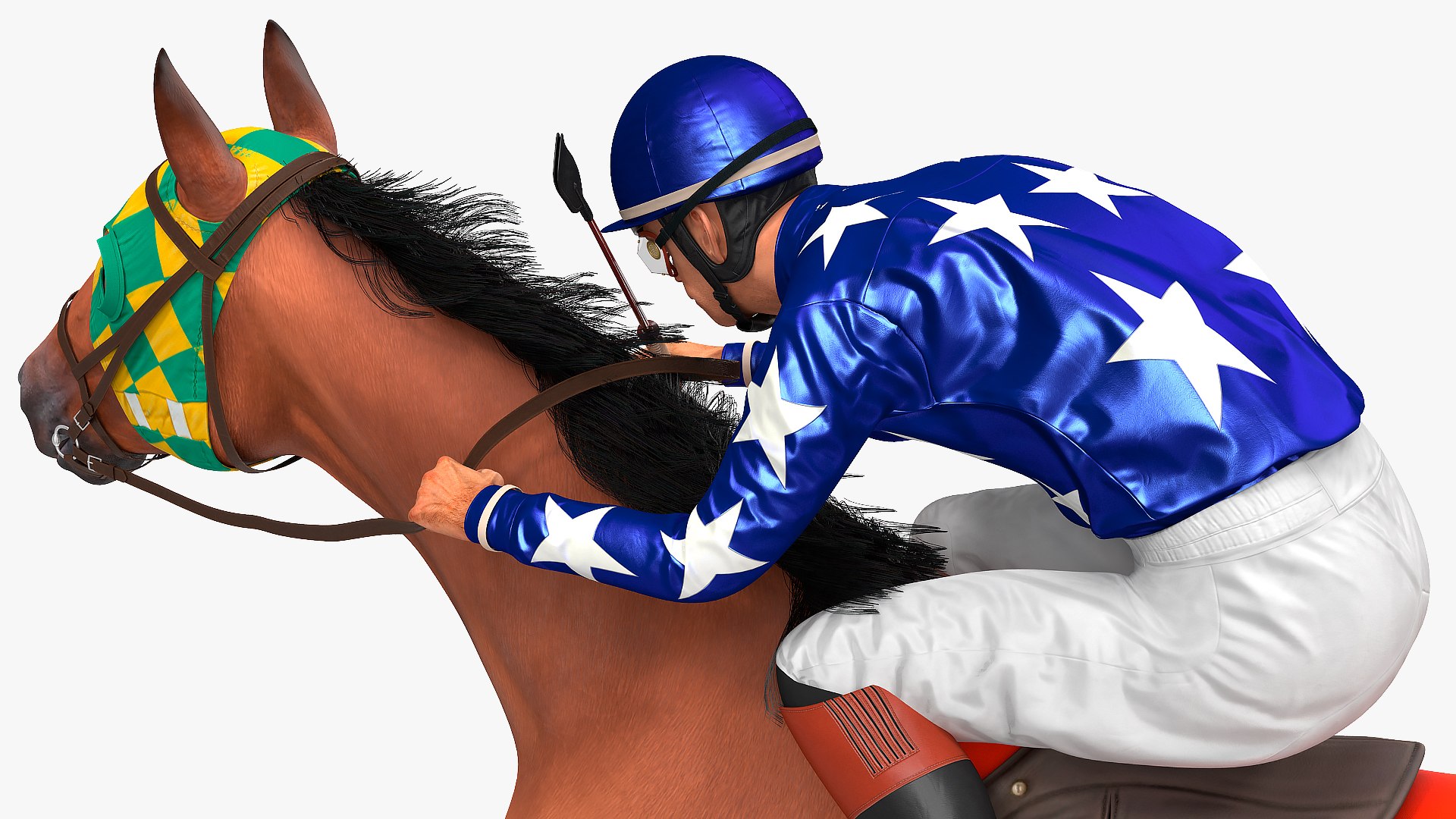 3D Bay Racing Horse Running - TurboSquid 1465391