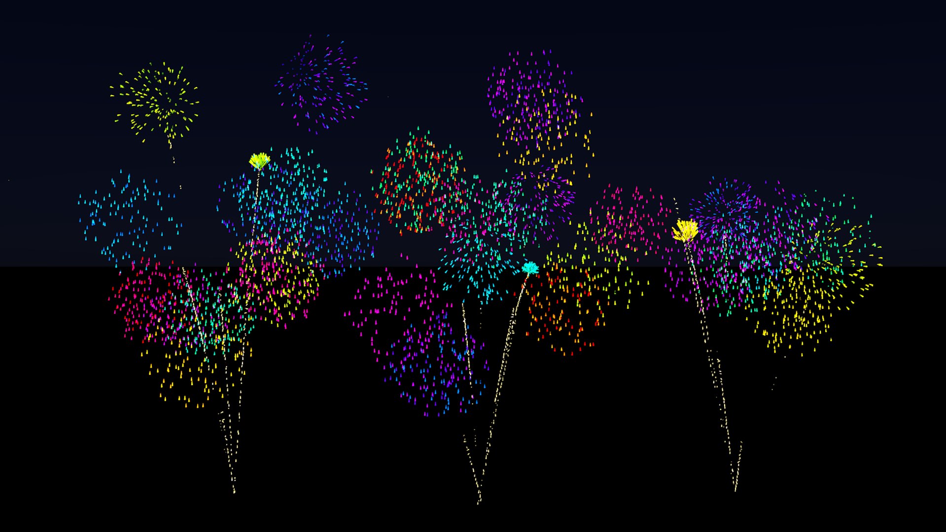 3D Animation Fireworks - TurboSquid 1503518