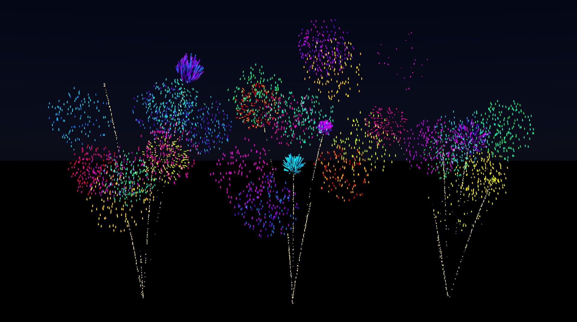 3D Animation Fireworks - TurboSquid 1503518