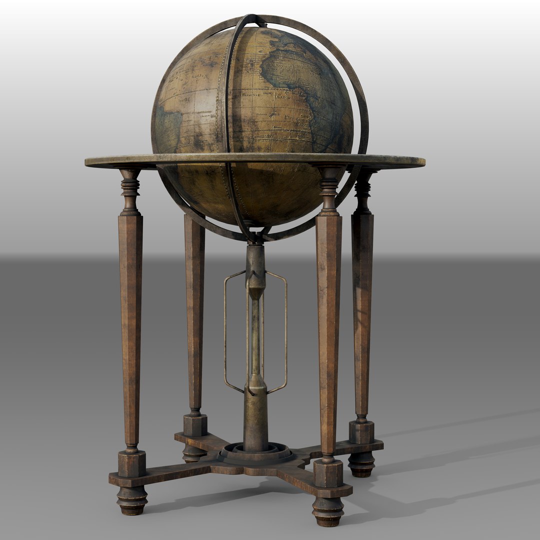 Medieval Time Globe Model - TurboSquid 2337662