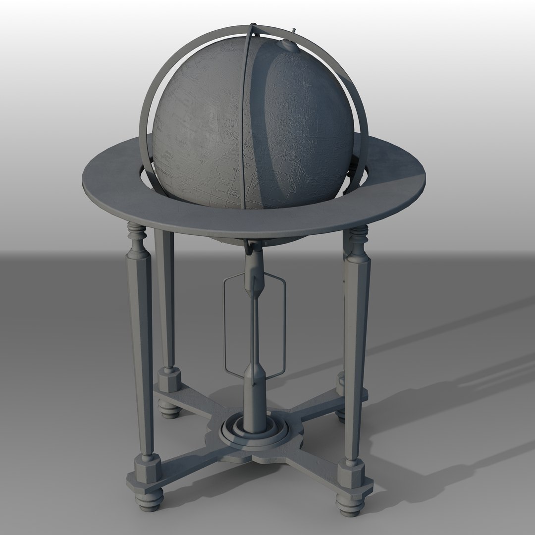 Medieval Time Globe Model - TurboSquid 2337662