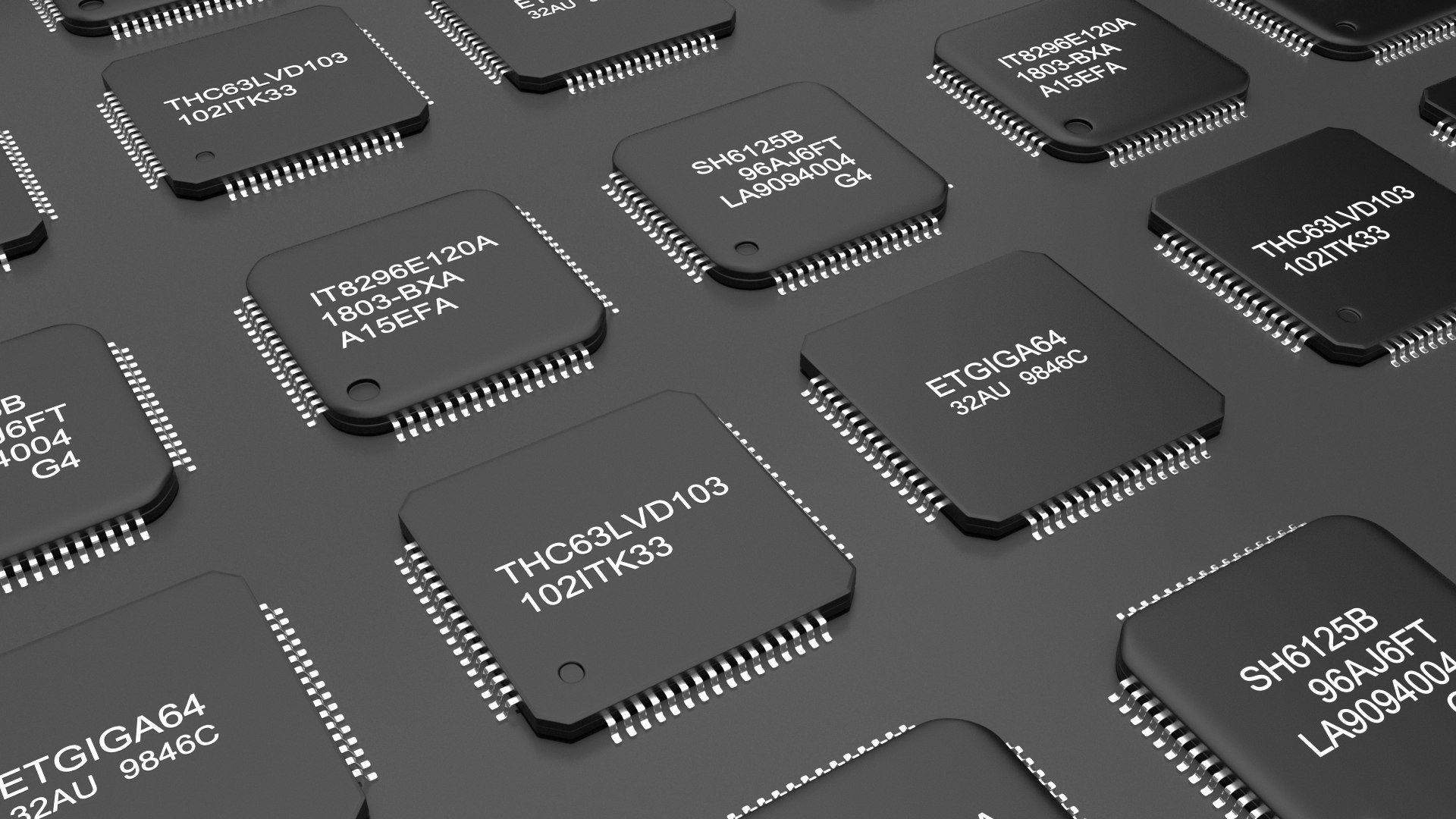 TQFP 64 Chip 3D model - TurboSquid 2176251