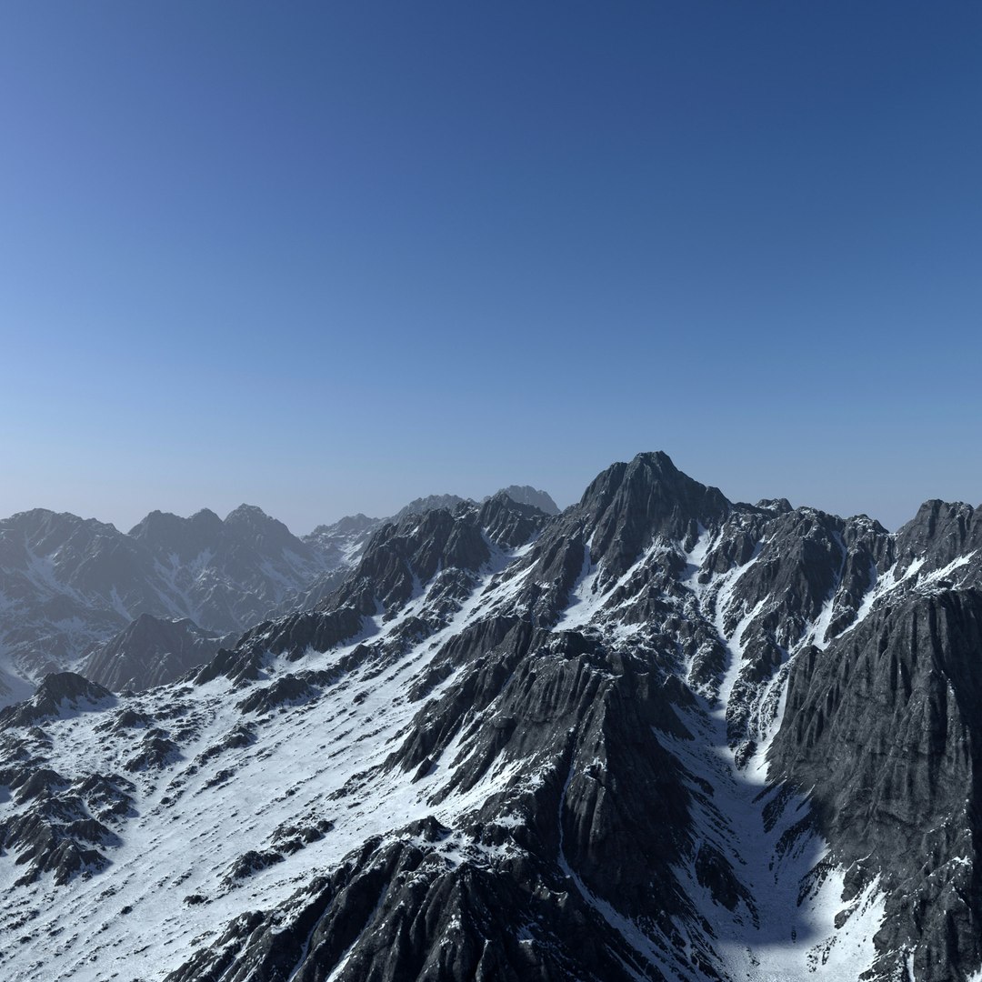 3D Mountains N23a - TurboSquid 2513317