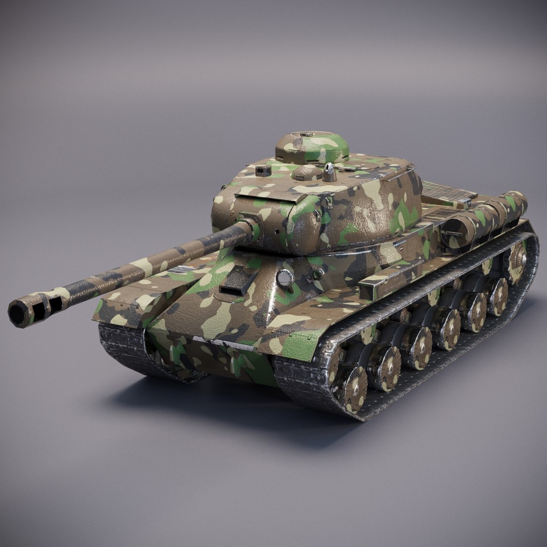 3D Soviet Ww2 Tank Is-2 Model - TurboSquid 1382348