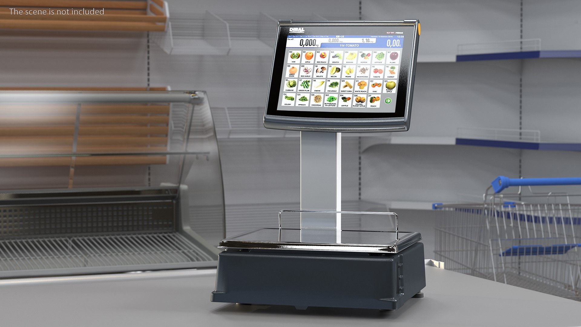 Self-service Scales D-900 3D Model - TurboSquid 1896288