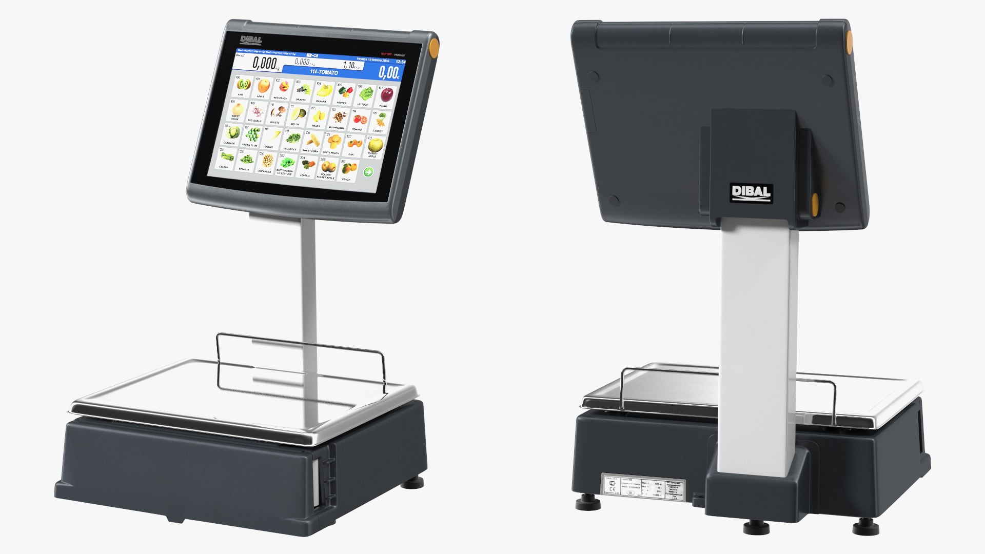 Self-service Scales D-900 3D Model - TurboSquid 1896288