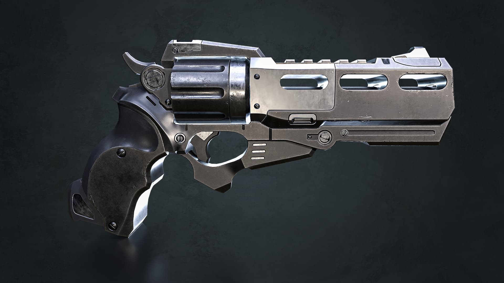 Gun Scifi Holodix - Game Ready Model - TurboSquid 1999796