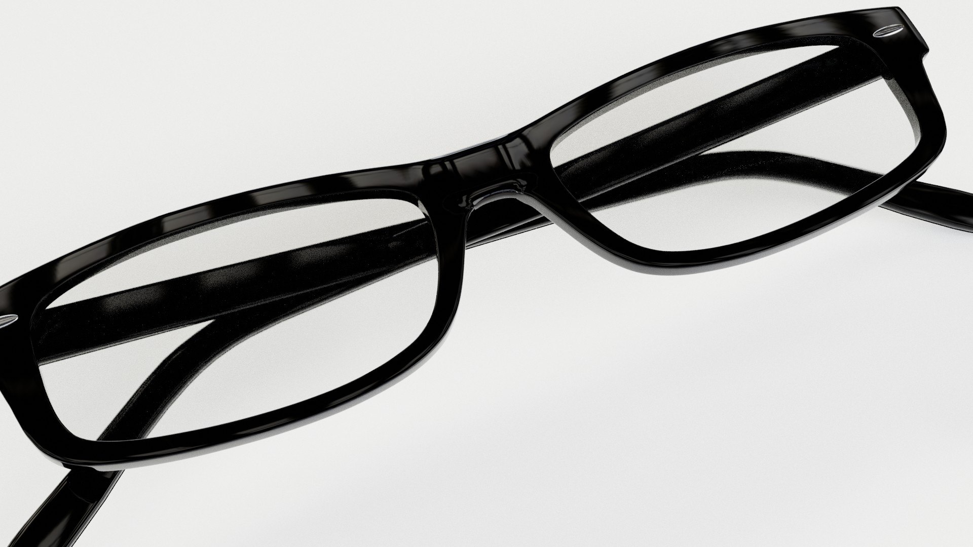 BLACK READING GLASSES 3D Model - TurboSquid 1901906