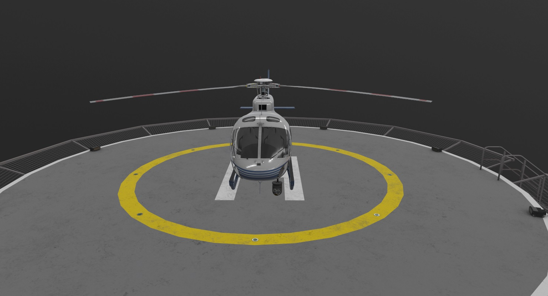 3D Helicopter As-350 2 Lapd Model - TurboSquid 1482443