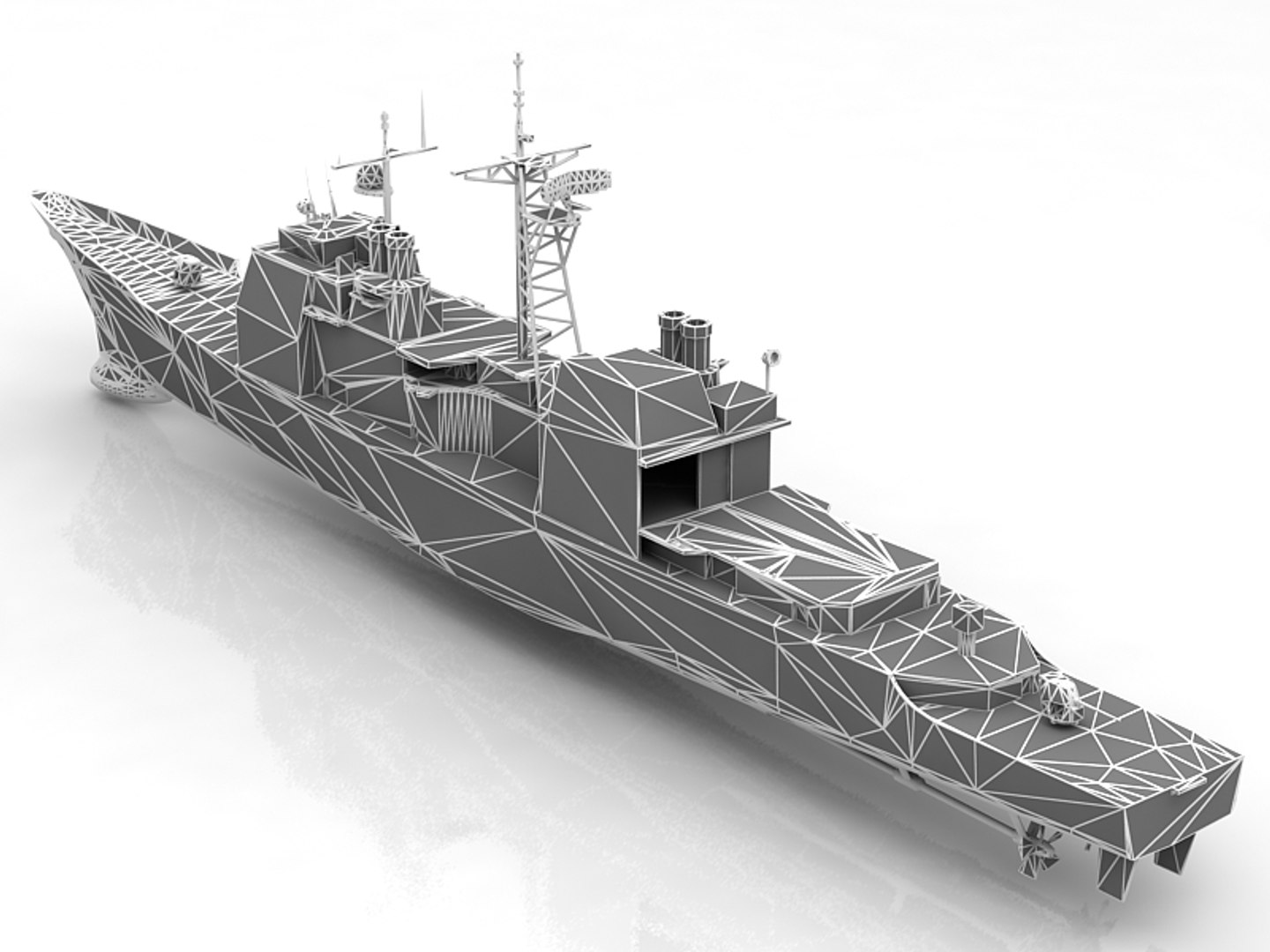 USS Valley Forge Ticonderoga Class Cruiser 3D model - TurboSquid 1786469