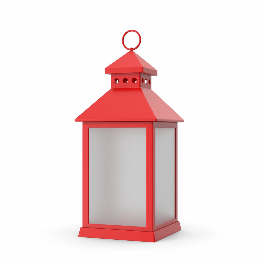 3D Red Lantern - TurboSquid 2158158