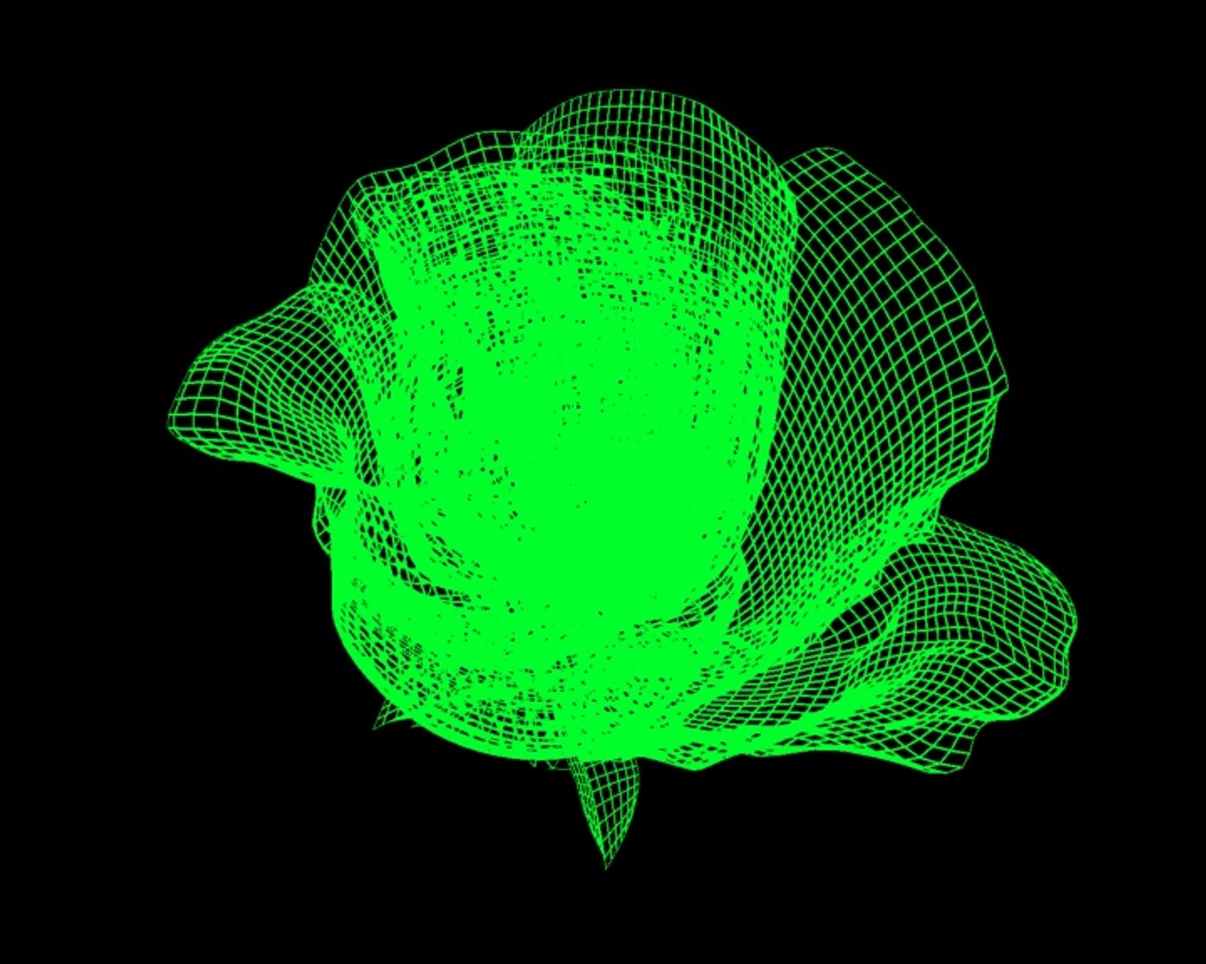 3d Model Animation Rose Flower Petal