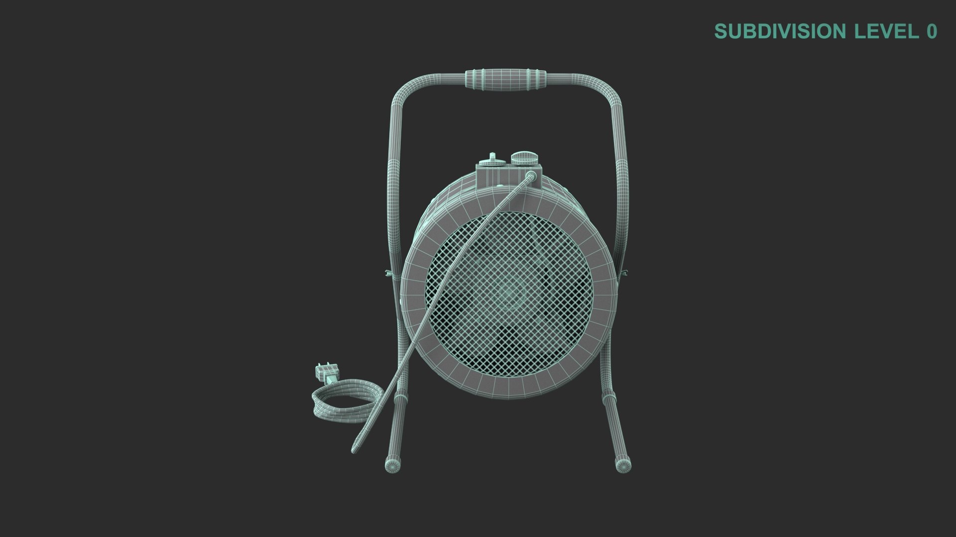 Electric Heater 3D Model - TurboSquid 1949442