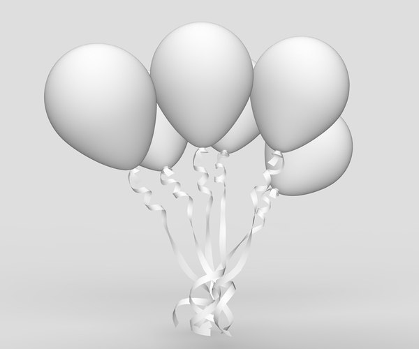 Balloons model - TurboSquid 1207534