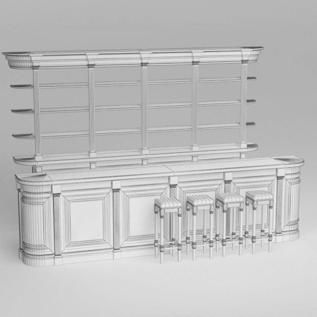 3d Bar Counter