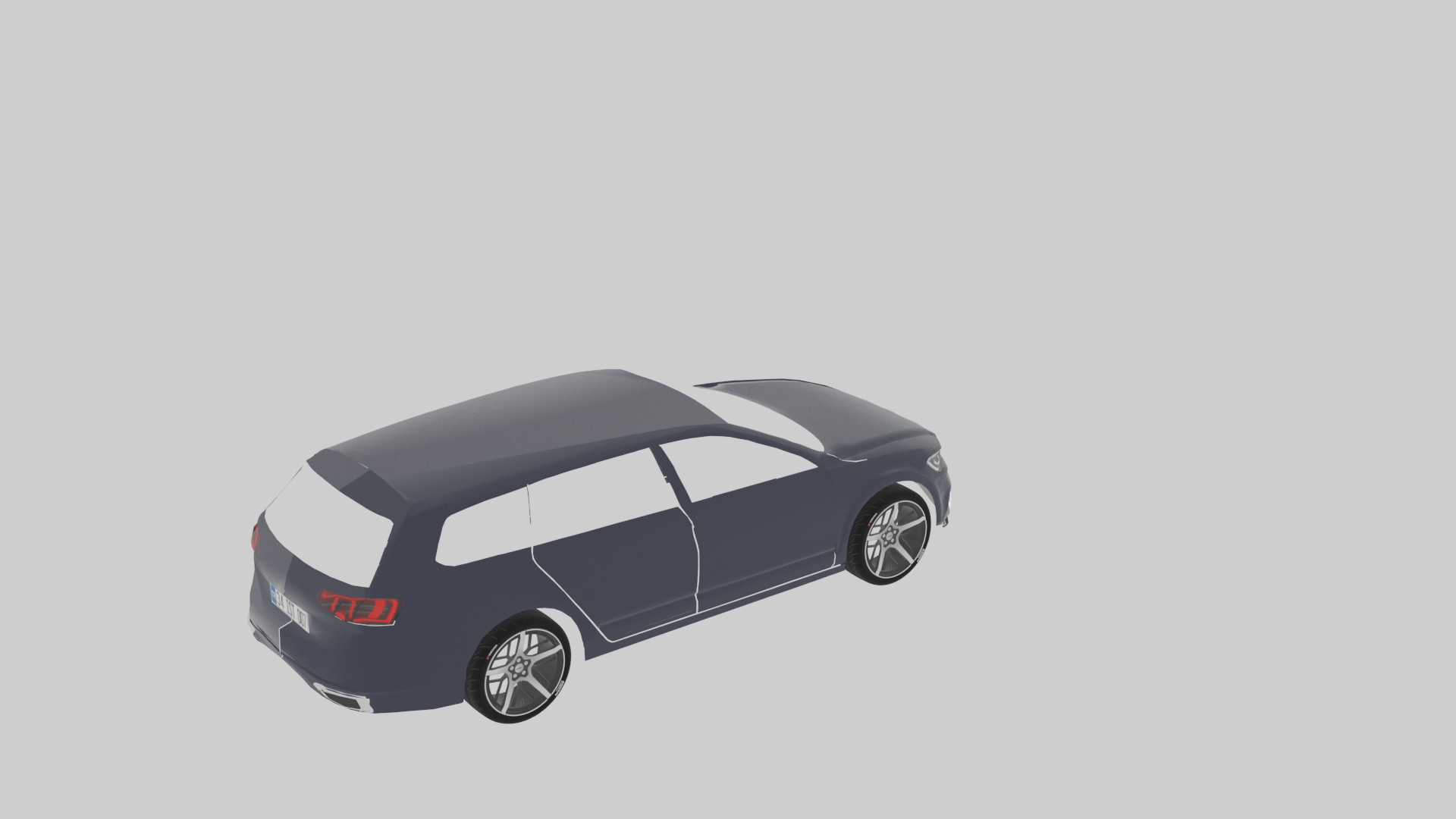 3D Sedan Type Car vw Passat model - TurboSquid 1969483
