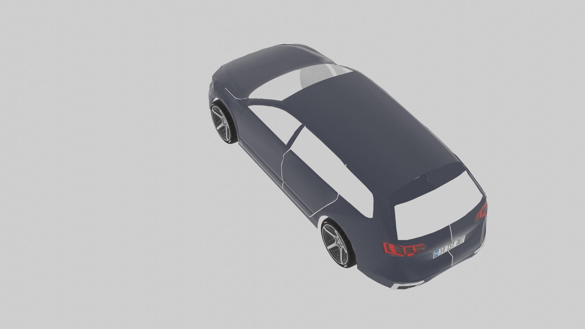 3D Sedan Type Car vw Passat model - TurboSquid 1969483