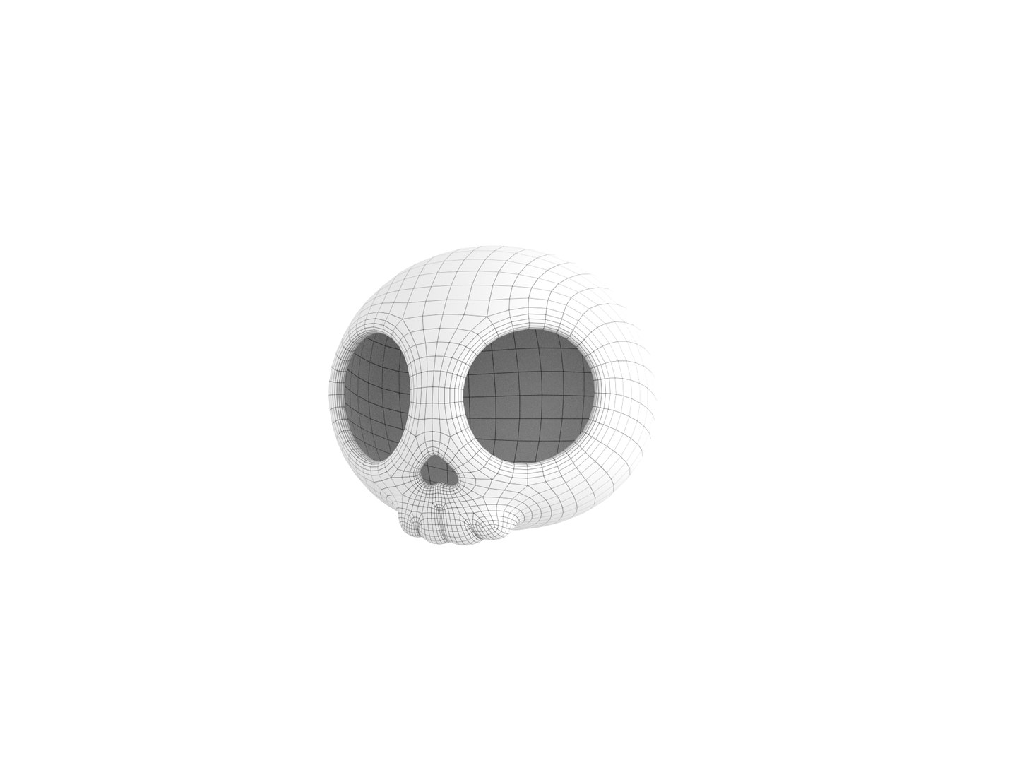 3D Cartoon Skull Model - TurboSquid 2002950