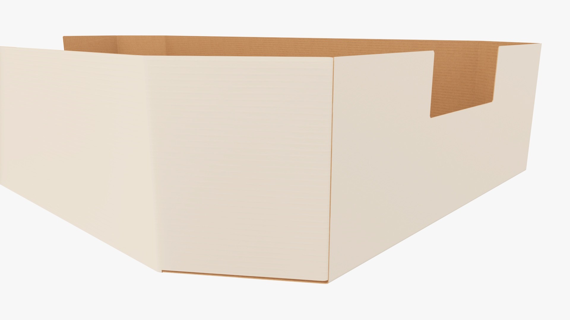 Tray Cardboard Retail 3D Model - TurboSquid 1607081
