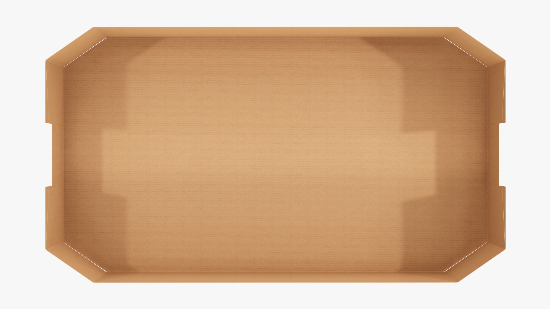 Tray Cardboard Retail 3D Model - TurboSquid 1607081