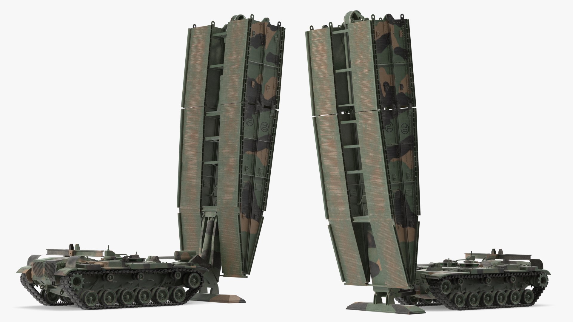 3D AVLB M60A1 Armored Vehicle Launched Bridge Rigged model - TurboSquid ...