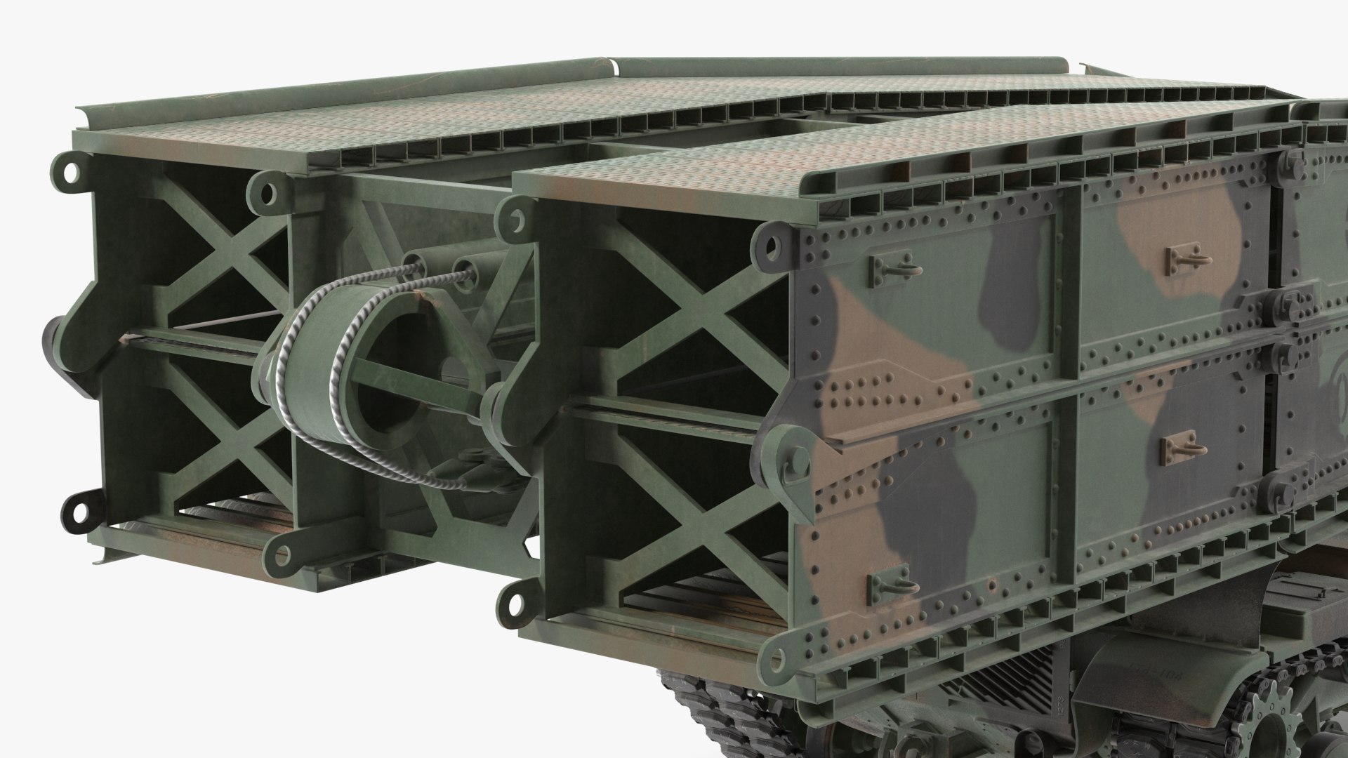 3D AVLB M60A1 Armored Vehicle Launched Bridge Rigged Model - TurboSquid ...